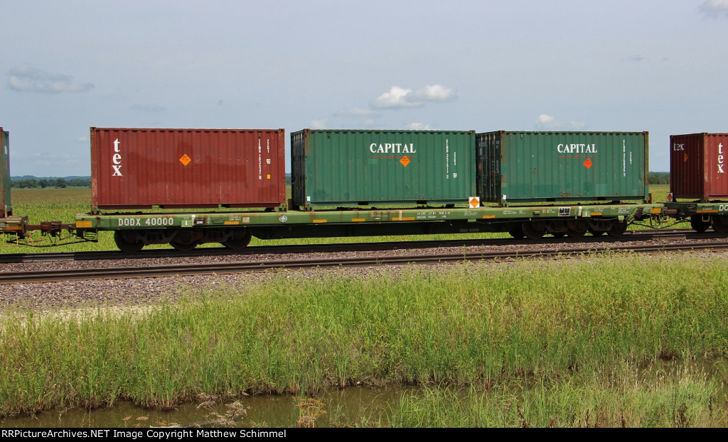 DODX Loaded Flat Car